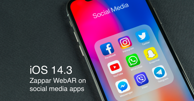 Zappar WebAR now supported in social media apps and third-party ...