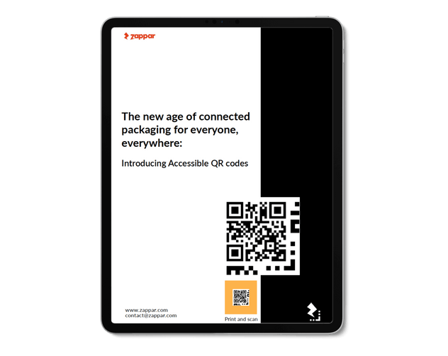 Zapvision: Accessible QR Codes for the Blind and Partially Sighted