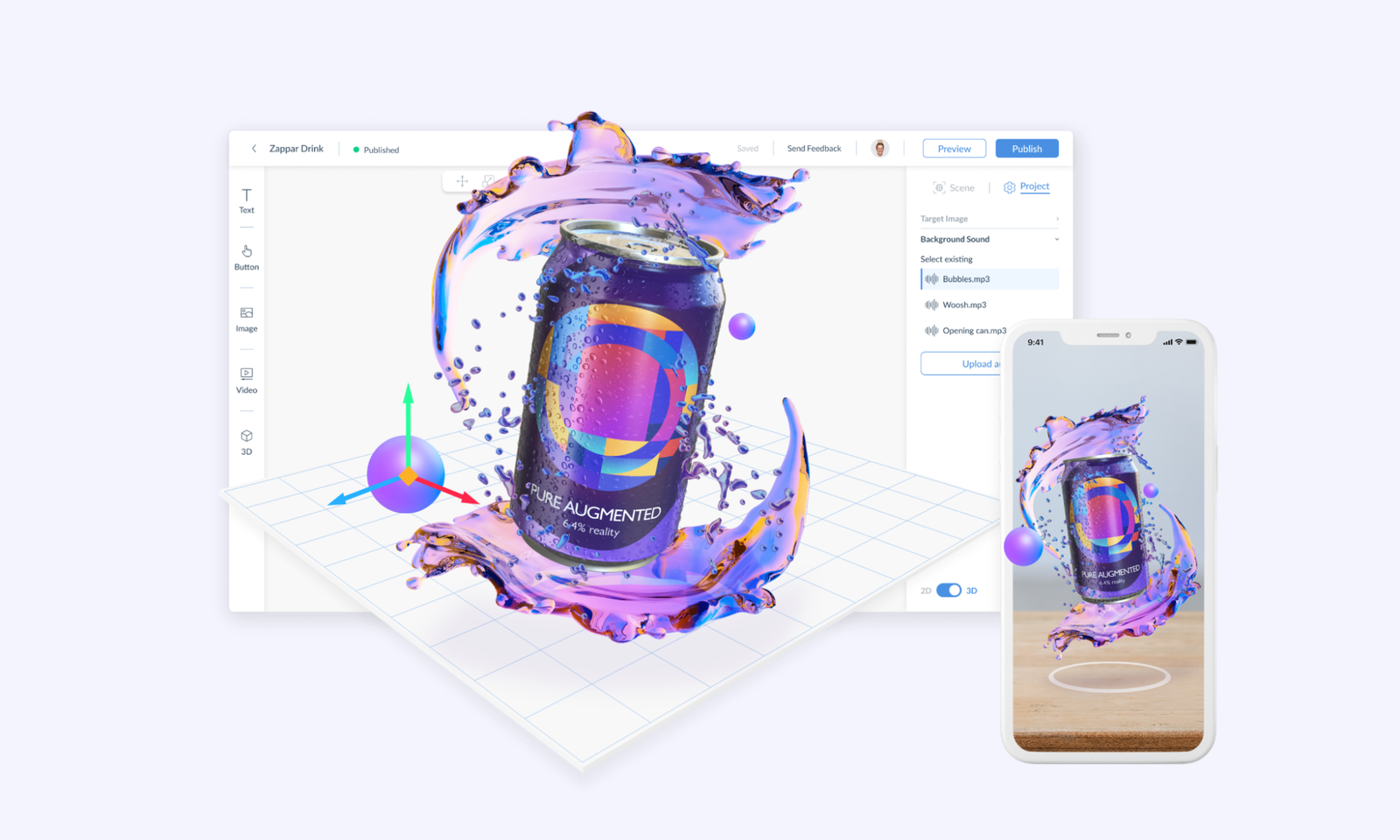 Announcing World Tracking (SLAM) in Zapworks Designer | Zappar Blog
