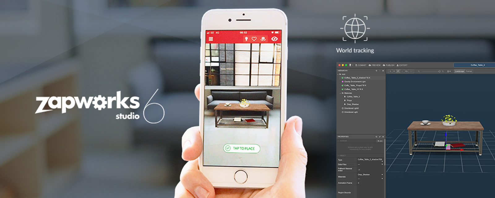 Studio 6 update - world tracking is here | Zappar Blog